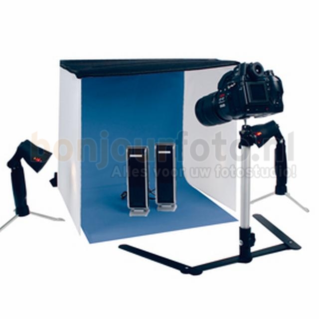 Opvouwbare Mini Fotostudio 60x60 cm met Licht | Opnametenten | BonjourFoto