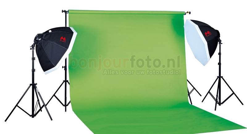 Falcon Eyes Greenscreen Set Large | Greenscreen Sets | BonjourFoto